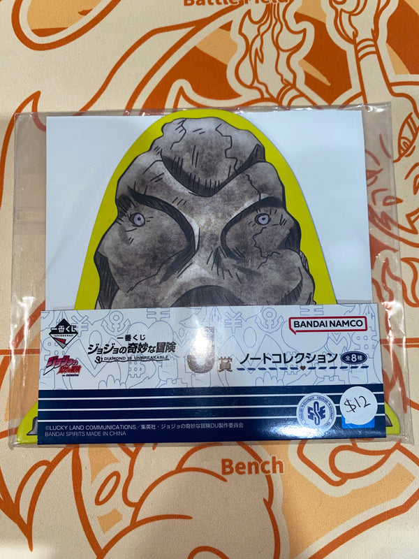 Jojo’s Bizzare Adventure Angelo Rock Notebook – Card X Collectables