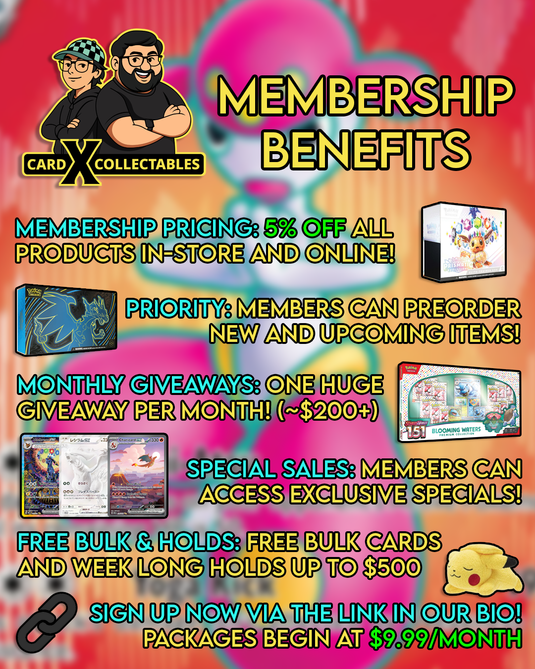 Members Exclusive Page – Card X Collectables