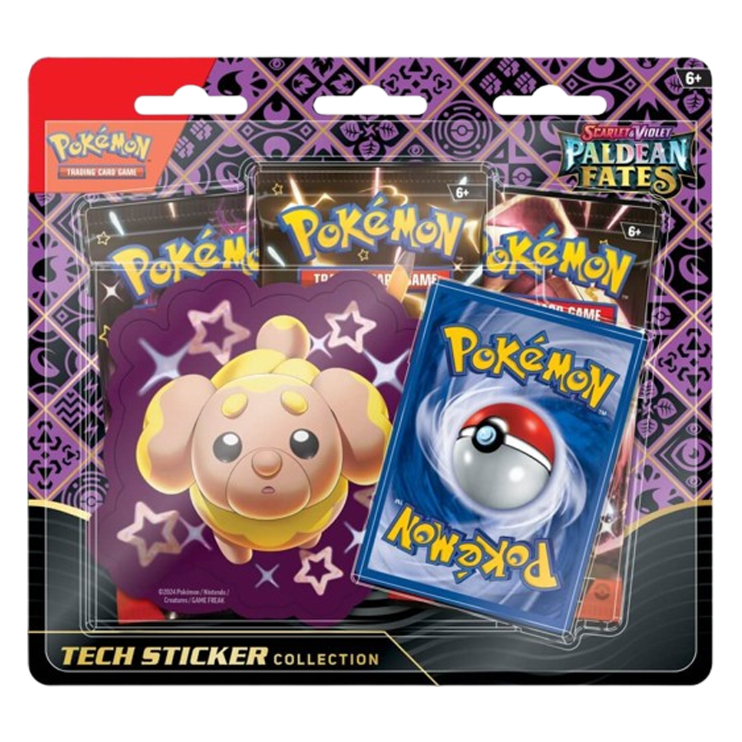 Paldean Fates Tech Sticker Blister Assorted – Card X Collectables