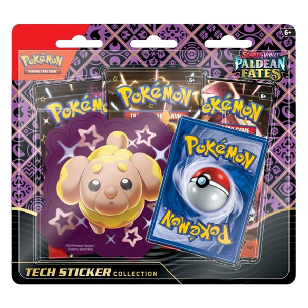 Paldean Fates Tech Sticker Blister Assorted – Card X Collectables